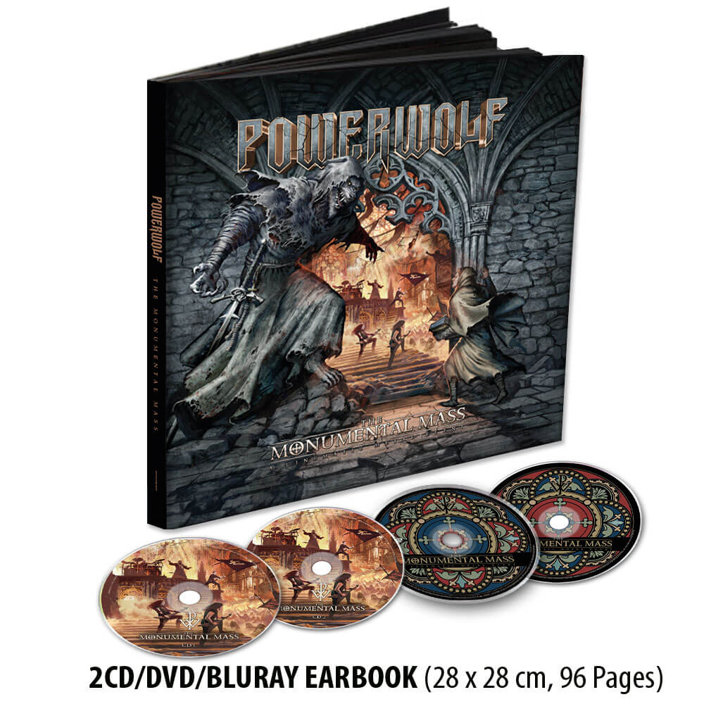 Powerwolf "The Monumental Mass: a Cinematic Metal Event" Earbook – Napalm Records USA