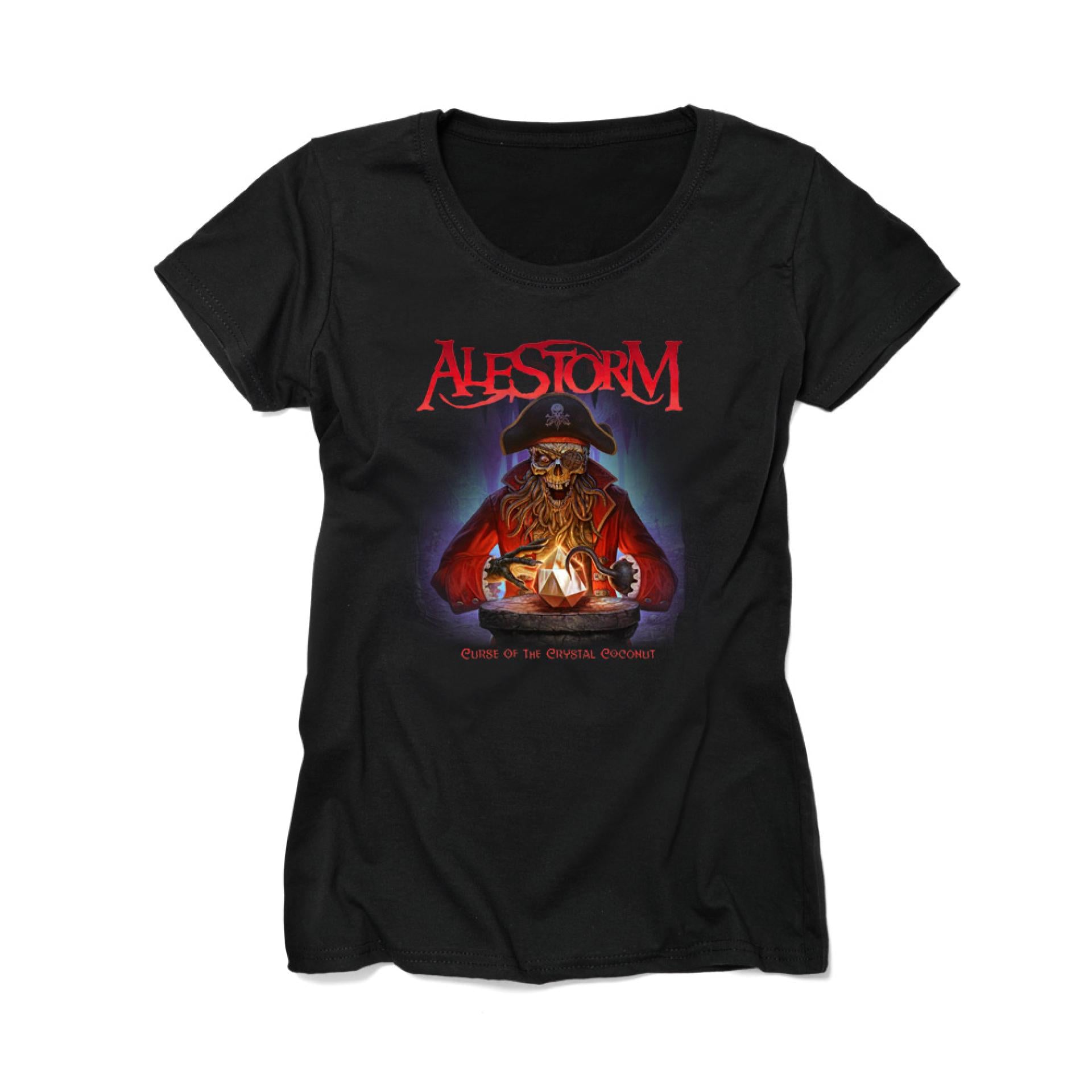 Alestorm "Curse Of The Crystal Coconut" Girls T-shirt – Napalm Records USA