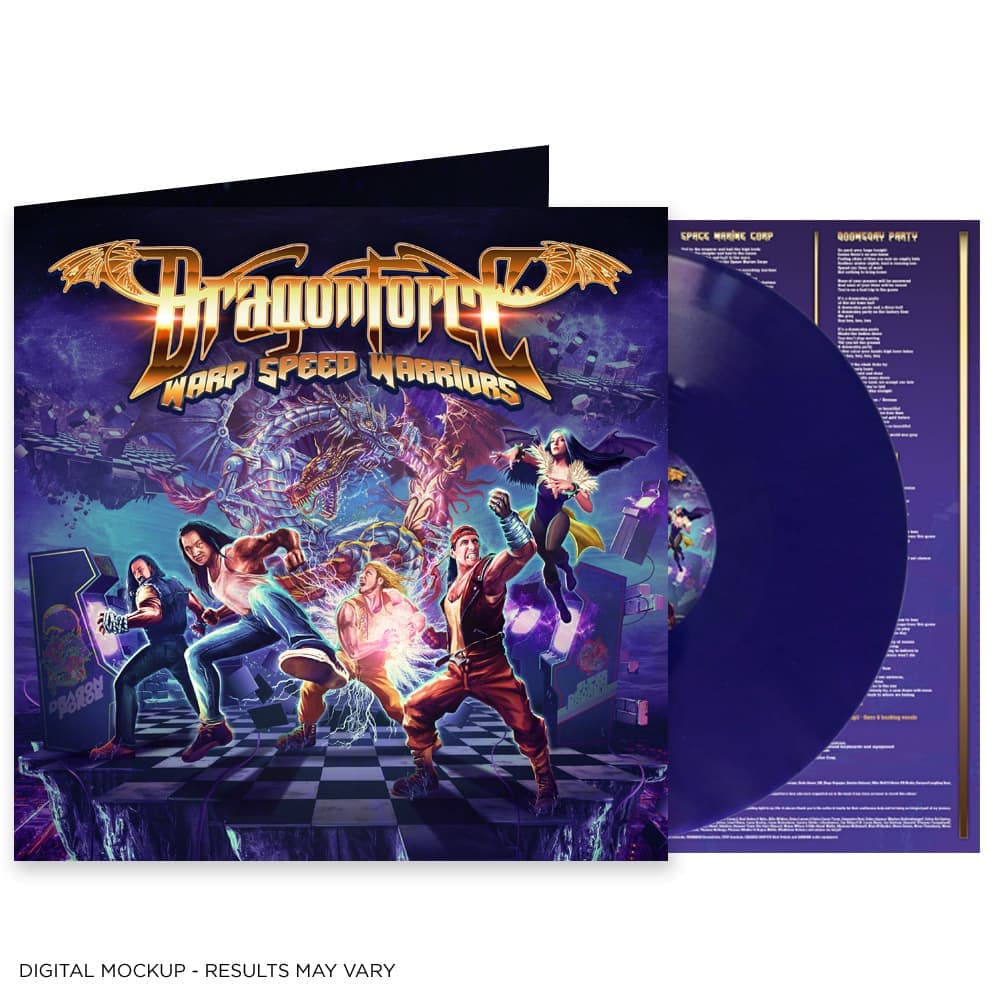 DragonForce "Warp Speed Warriors" 12" – Napalm Records USA